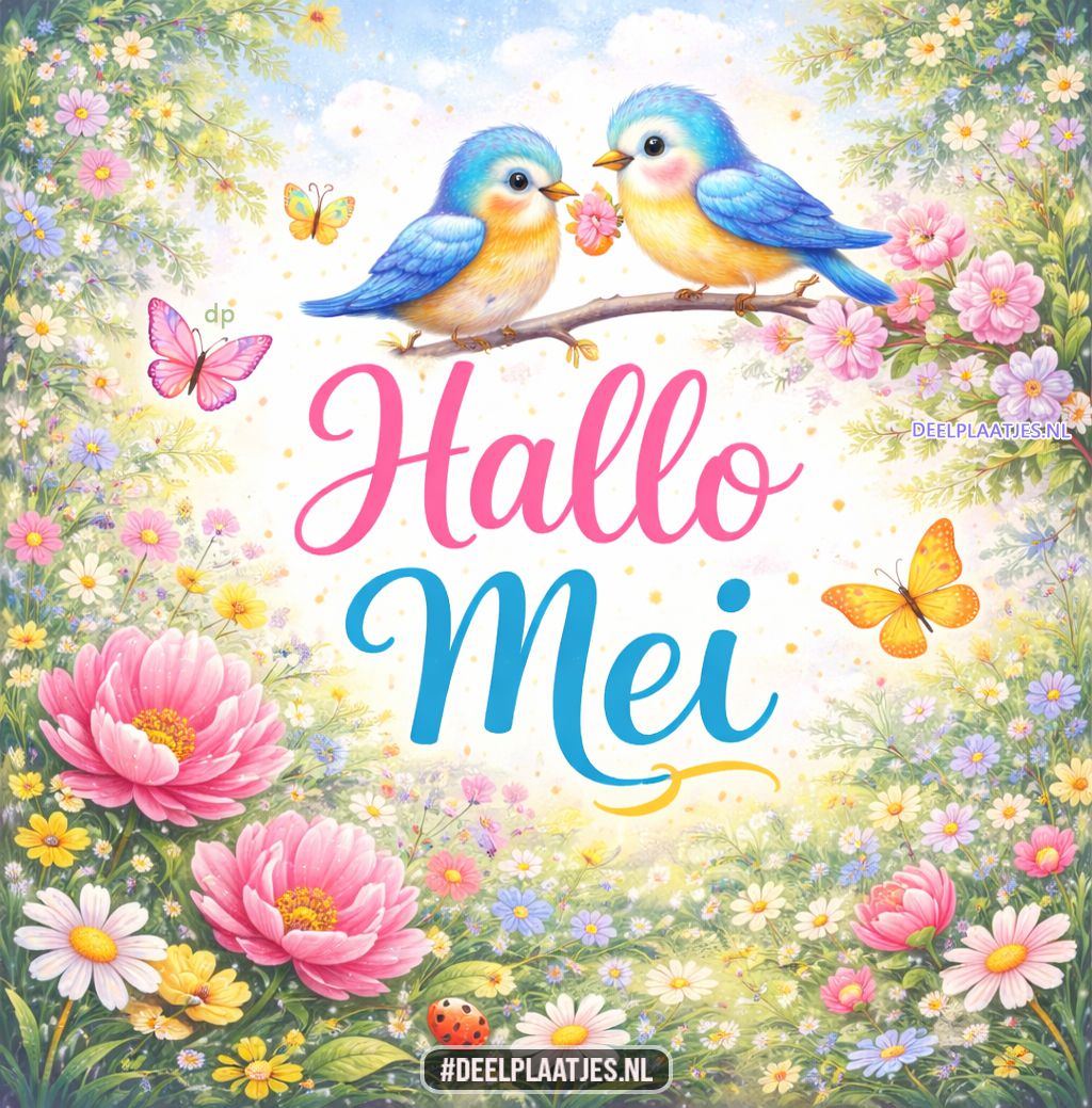 Hallo mei - Maanden video delen op whatsapp, facebook en instagram