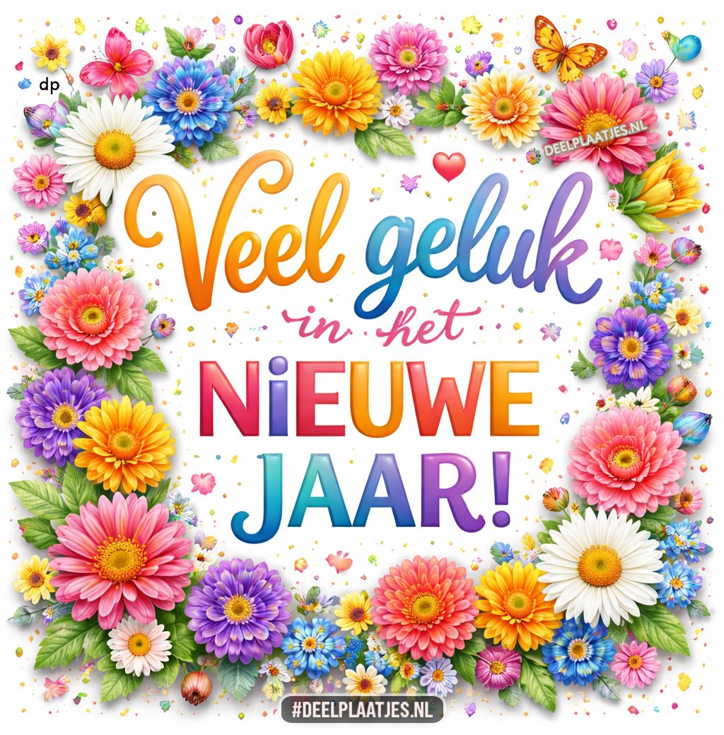 Nieuwjaars plaatjes – gratis nieuwjaarswensen (2026)