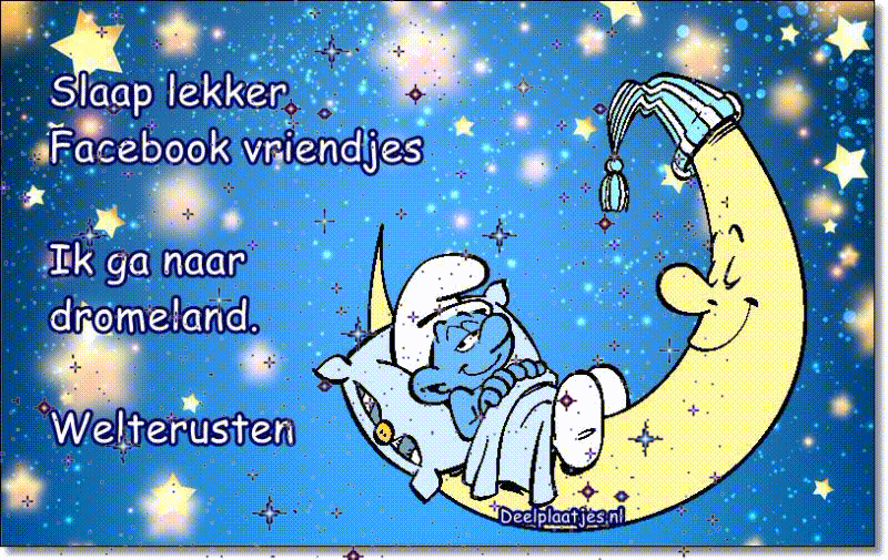 Gifplaatje Slaap lekker 15 - plaatjes delen met Whatsapp of social media