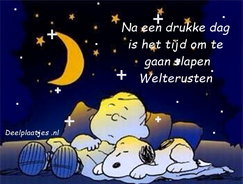 Gifplaatje Slaap lekker 36 - plaatjes delen met WhatsApp of social media