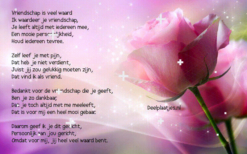 Gratis gifplaatje Vriendschap - plaatjes delen met Whatsapp of social media