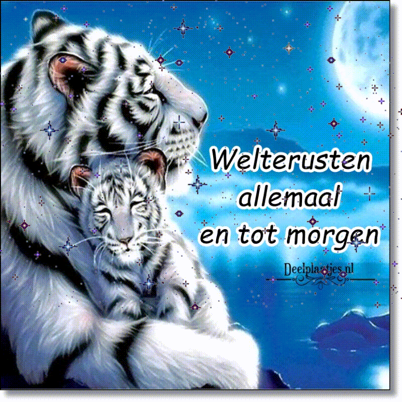 Gifplaatje Welterusten 31 - plaatjes delen met WhatsApp of social media