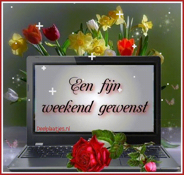 Gifplaatje Fijn weekend gewenst - plaatjes delen met WhatsApp of social ...