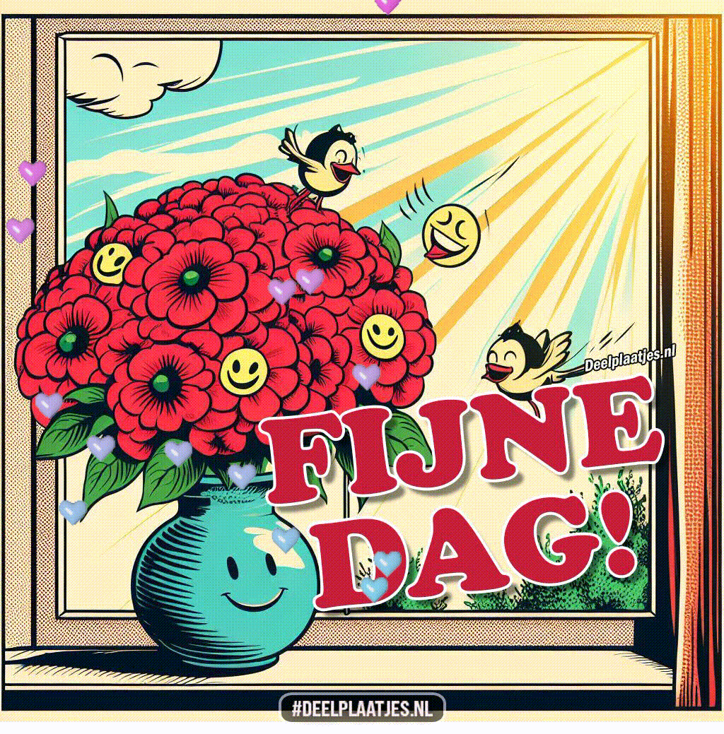 Gifplaatje Fijne dag 4 - plaatjes delen met Whatsapp of social media