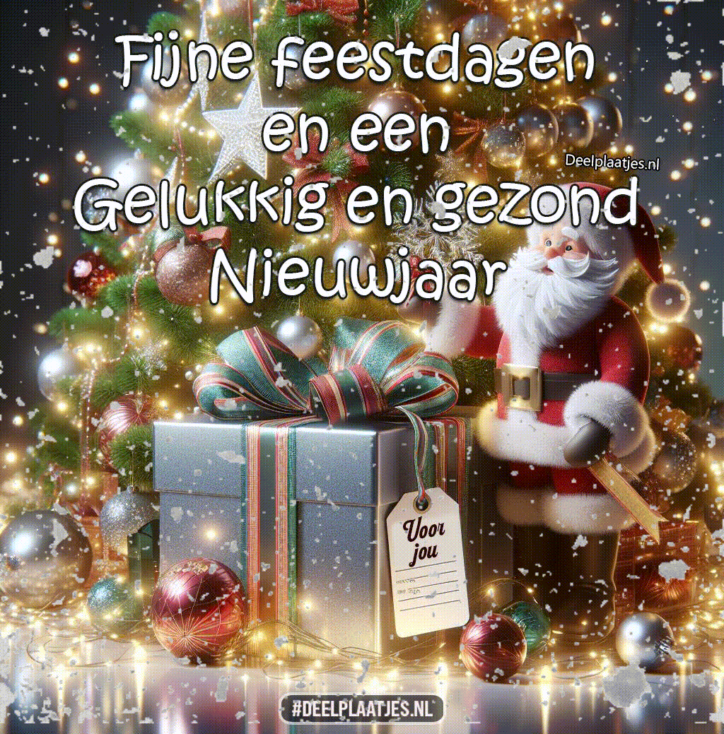 Gifplaatje Fijne feestdagen 3a - plaatjes delen met WhatsApp of social ...