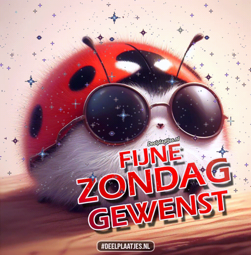 Gratis gifplaatje Fijne zondag gewenst 2 - Dagen vd week Zondag ...