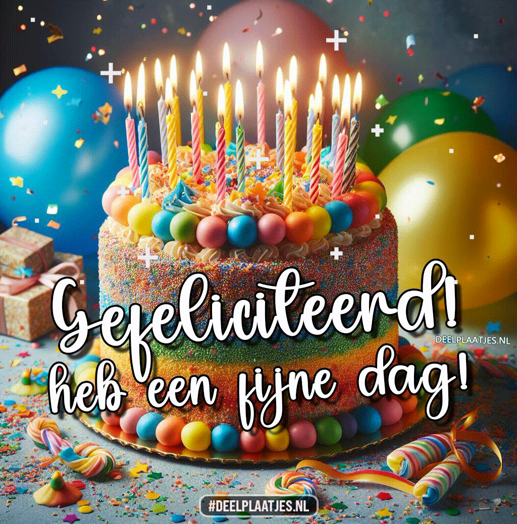 Plaatje Gefeliciteerd Met Je Verjaardag Vier Deze Bijzondere Dag Plaatjes Delen Met