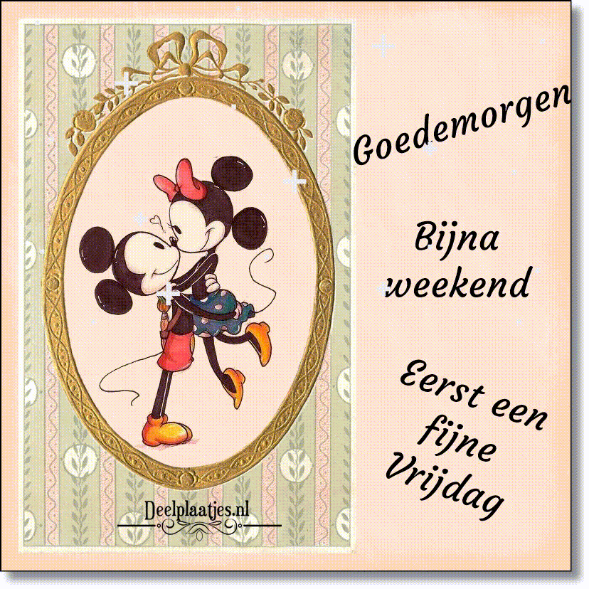 Gifplaatje Goedemorgen bijna weekend - plaatjes delen met Whatsapp of ...