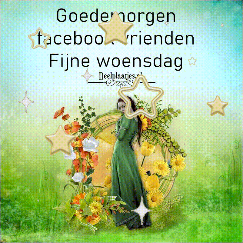 Gifplaatje Goedemorgen vrienden maak er een fijne woensdag van - Delen ...