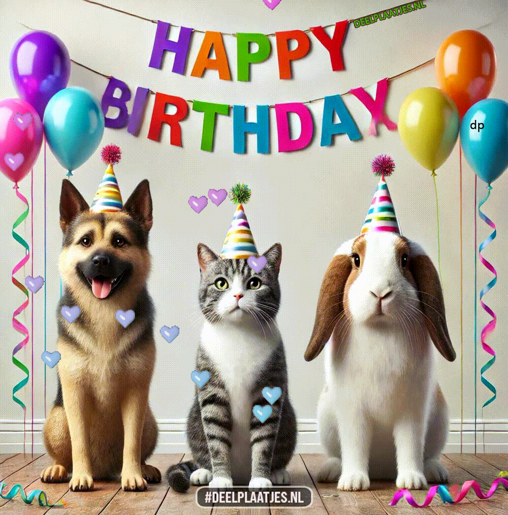 Grappige Verjaardag Gif Kat