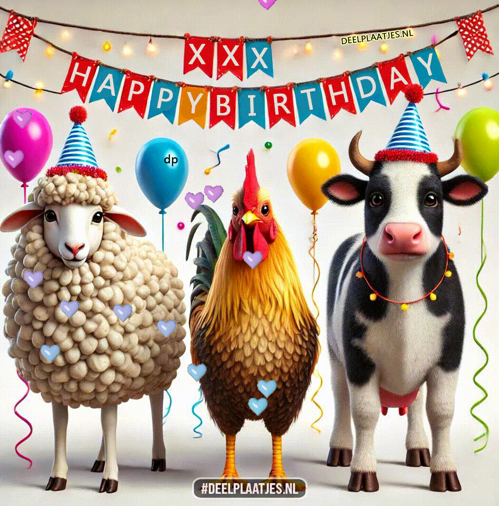 Gifplaatje Happy birthday wens de jarige een fantastische dag - Delen ...