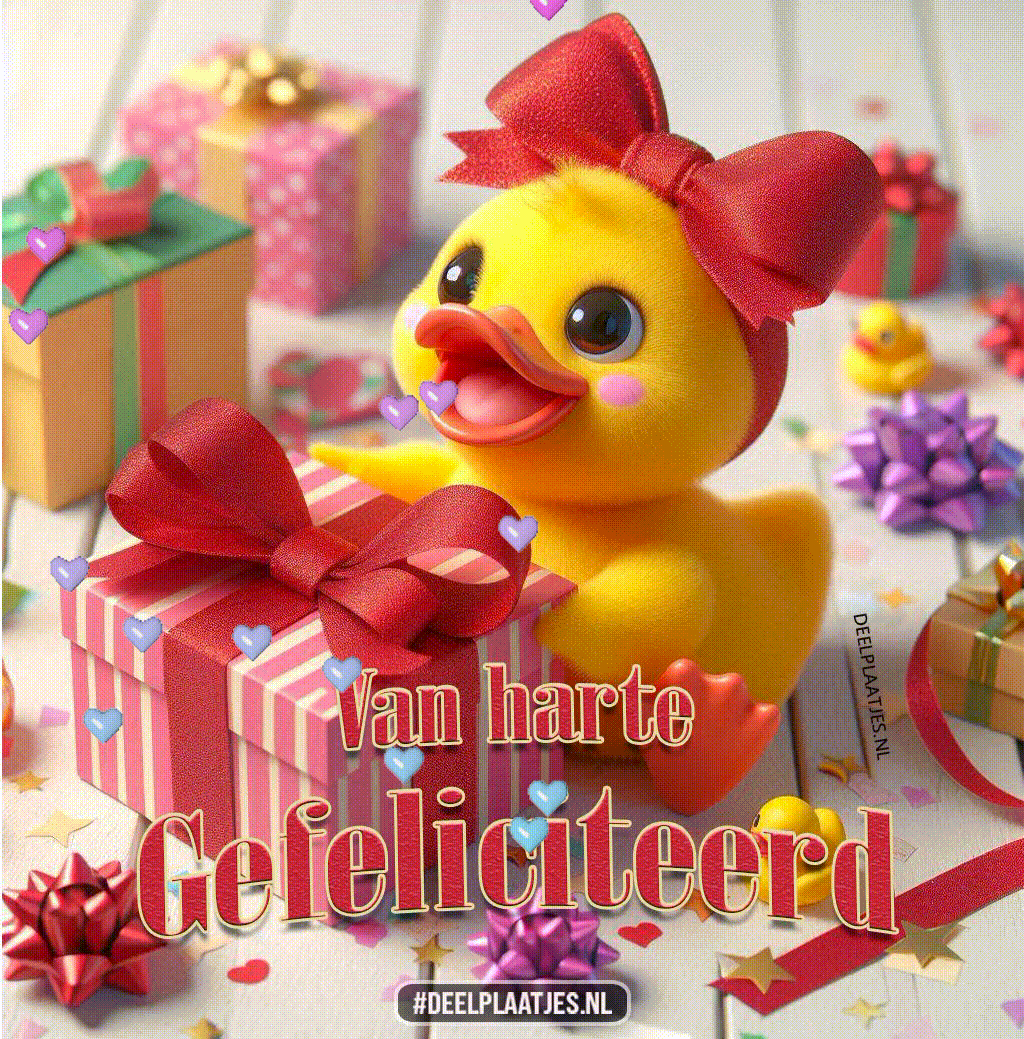 GIF image Hearty congratulations little duck - share pictures via ...