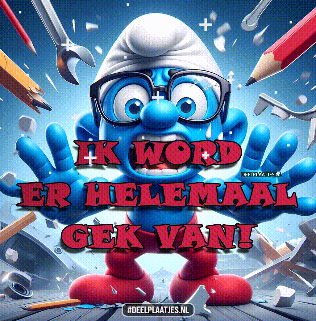 Gifplaatje Helemaal gek van - plaatjes delen met Whatsapp of social media