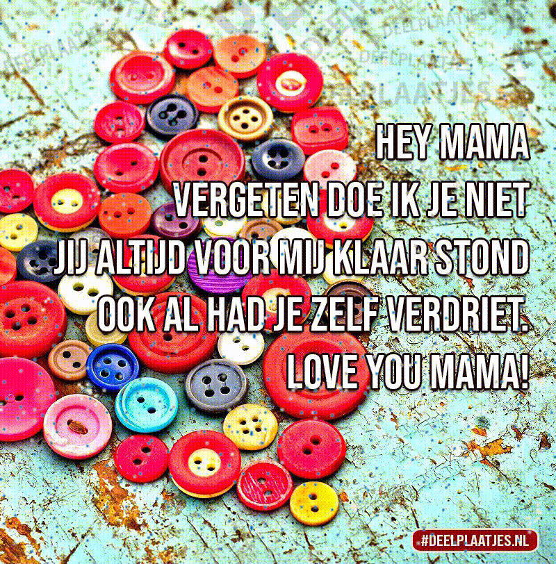 Gifplaatje Hey mama - plaatjes delen met Whatsapp of social media