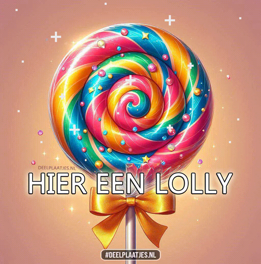 Gifplaatje Hier een lolly want je hebt het verdiend - plaatjes delen ...