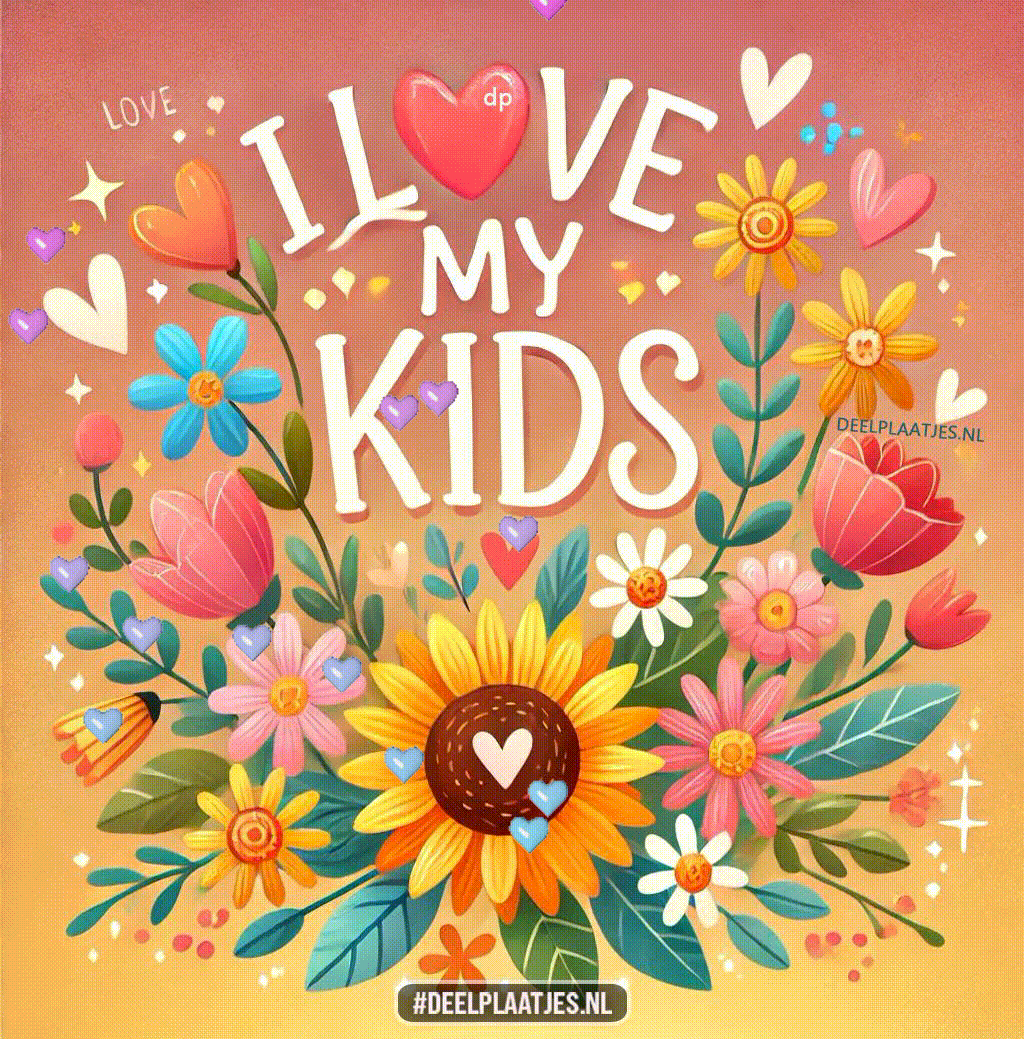 GIF image I love my kids show your love for your children - share ...