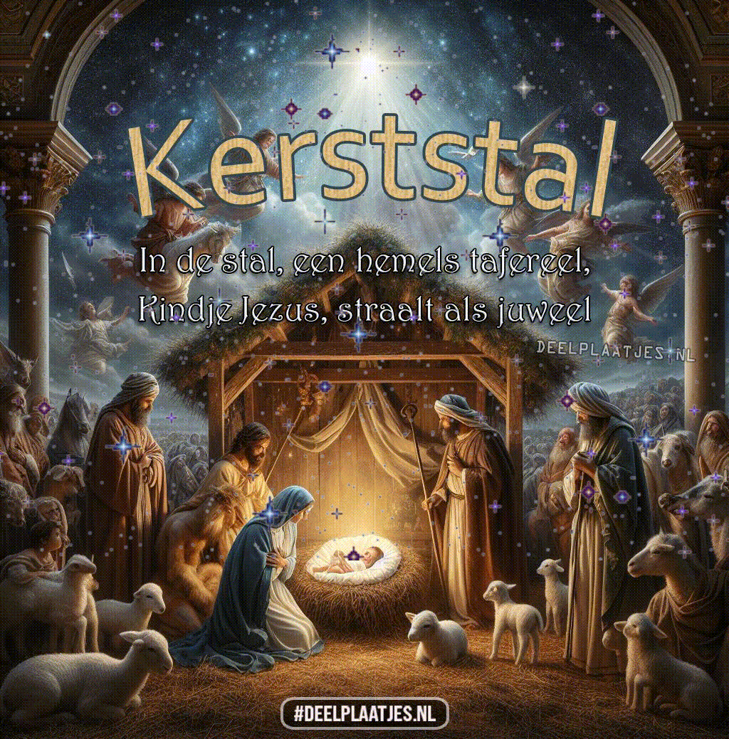 GIF image In the stable a heavenly scene - share pictures via WhatsApp ...