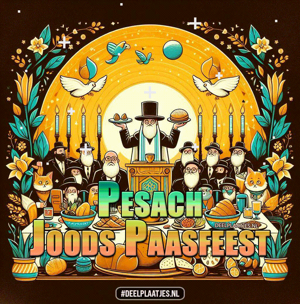 Gifplaatje Pesach Joods paasfeest van vrijheid en geloof - Delen via ...
