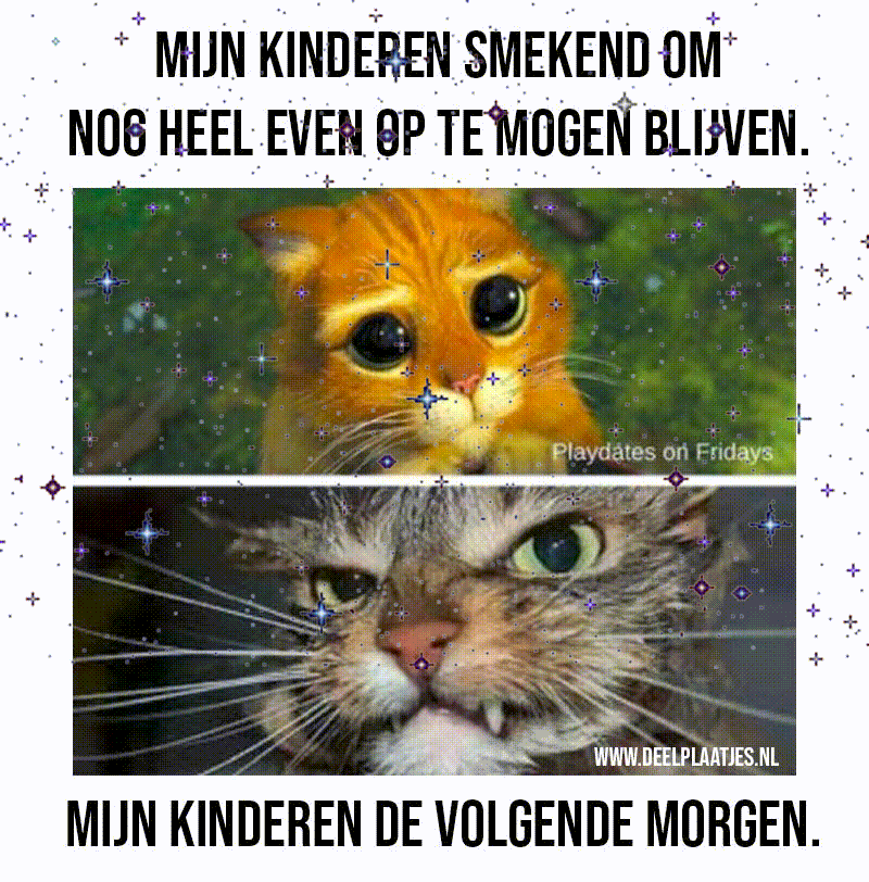 Gifplaatje Kinderen smeken - plaatjes delen met Whatsapp of social media