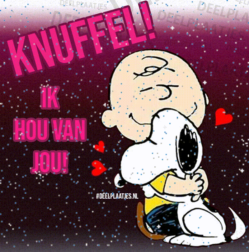 Vriend Knuffel Gif Chippy's Love In Lights Gepersonaliseerde GIF