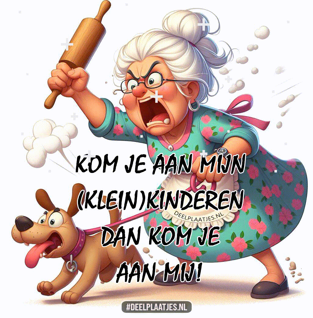 Gifplaatje Kom je aan mijn kinderen dan kom je ook aan mij - Delen via ...