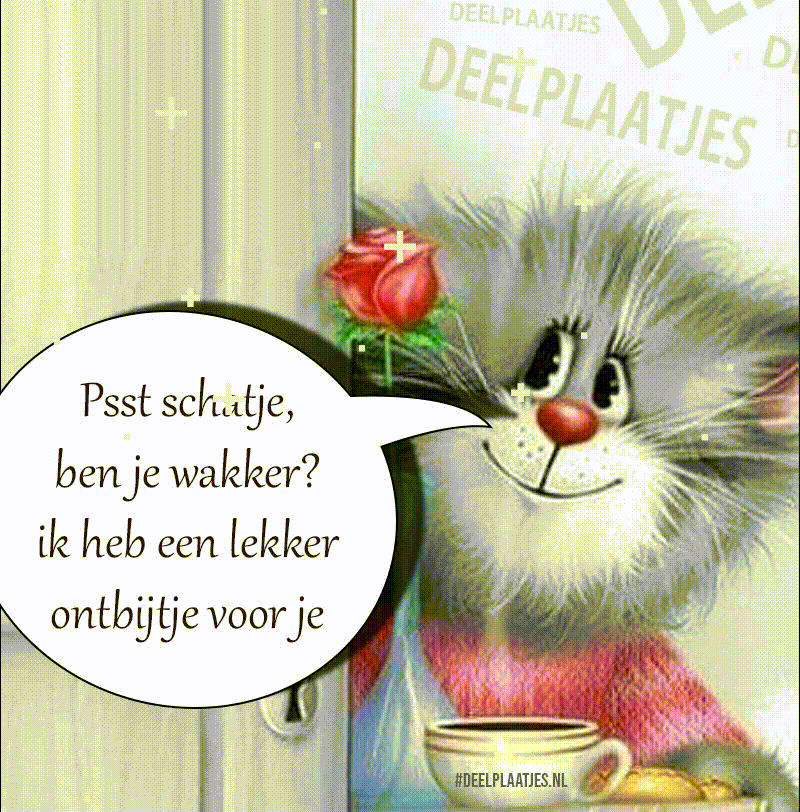 Gifplaatje Lekker ontbijtje voor jou - Delen via WhatsApp