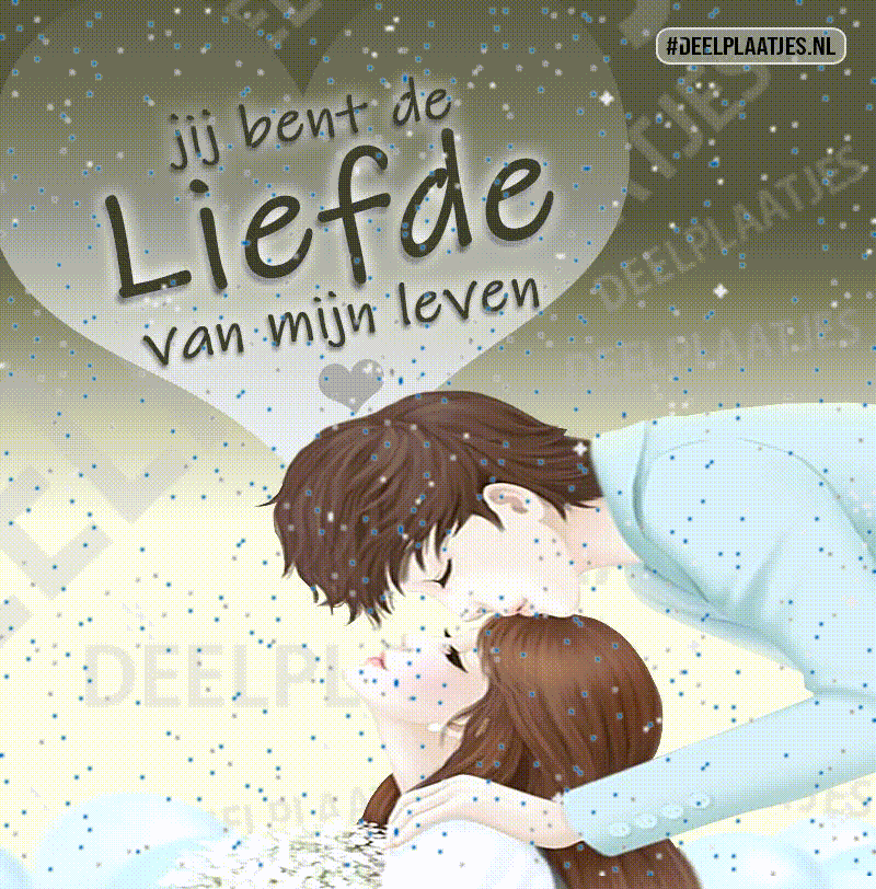 Gifplaatje Liefde leven - plaatjes delen met WhatsApp of social media