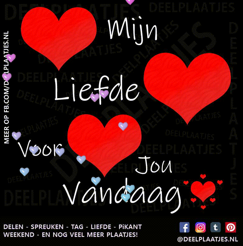 Gifplaatje Mijn liefde voor jou - plaatjes delen met WhatsApp of social ...