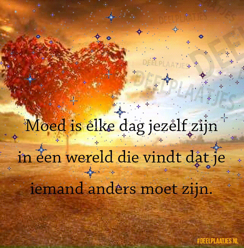 Gifplaatje Moed is.. - plaatjes delen met Whatsapp of social media