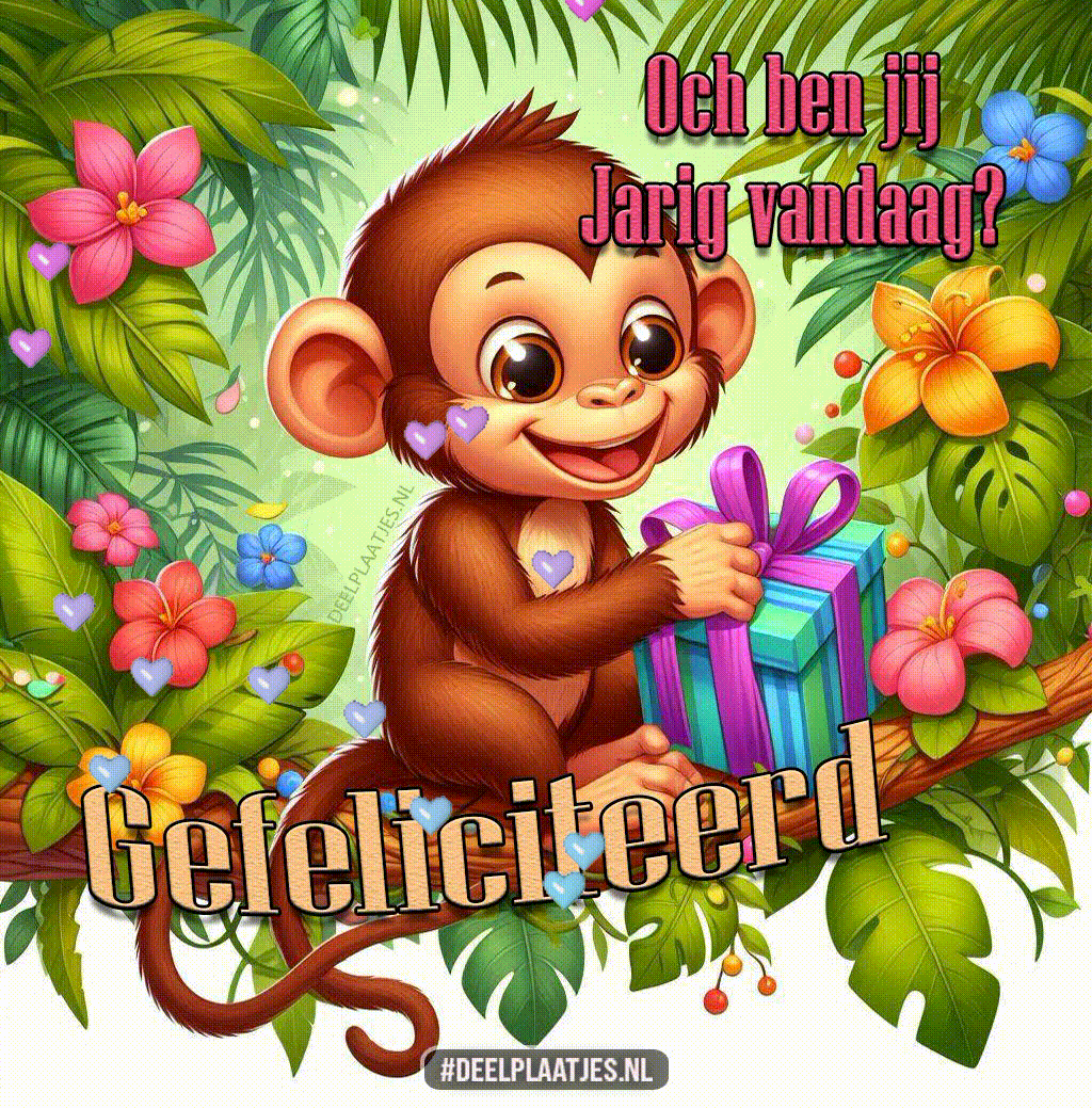 Gifplaatje Och ben jij jarig vandaag - plaatjes delen met Whatsapp of ...