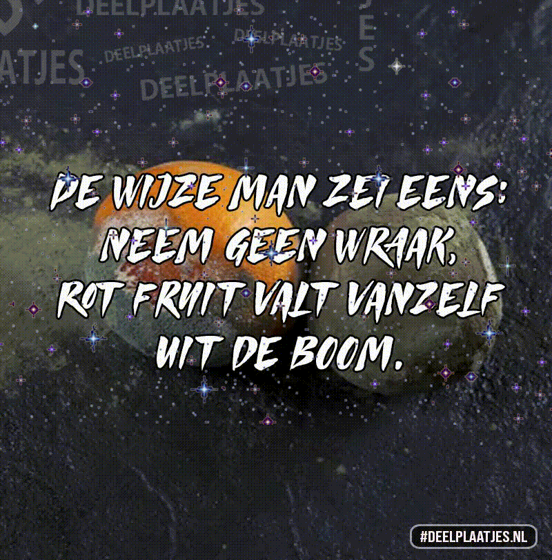 GIF image Do not take revenge, rotten fruit falls on its own - Share ...