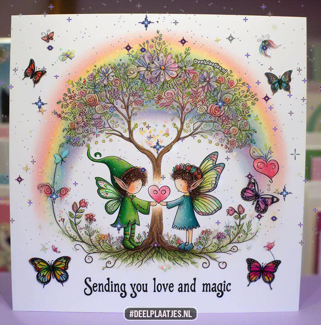 Gratis gifplaatje Sending love - plaatjes delen met Whatsapp of social ...