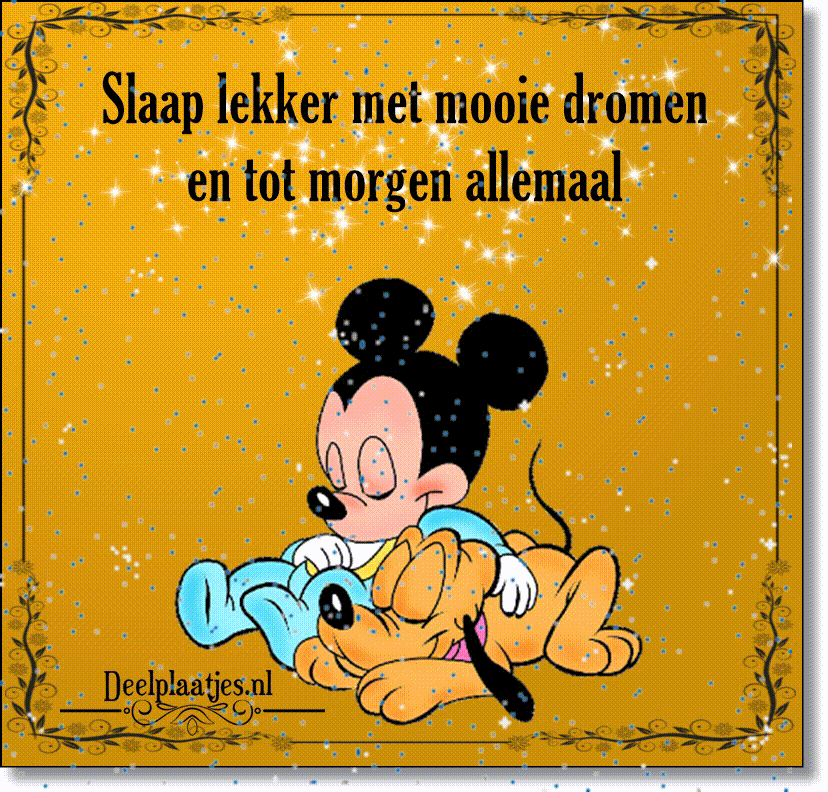 Gifplaatje Slaap lekker met mooie dromen - plaatjes delen met WhatsApp ...