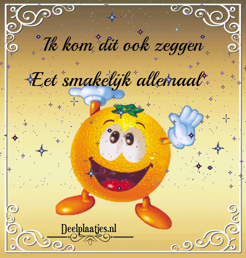 Gifplaatje Smakelijk wens voor een fijne maaltijd - plaatjes delen met ...