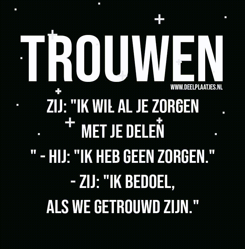 Gifplaatje Trouwen - plaatjes delen met WhatsApp of social media