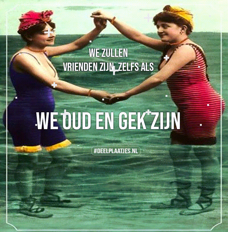 Gifplaatje Vrienden voor het leven - Delen via WhatsApp