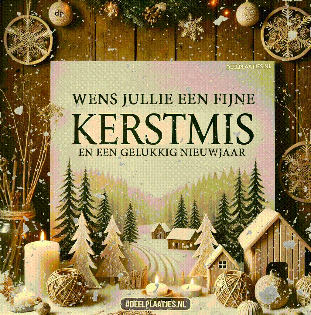 Gifplaatje Wens jullie een fijne kerstmis en een gelukkig nieuwjaar - plaatjes delen met ...